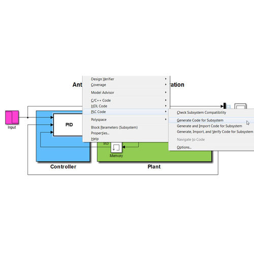 Logiciel De Simulation Simulink Plc Coder™ The Mathworks D