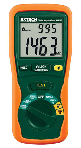 Mégohmmètre analogique - 380260 - Extech - portable