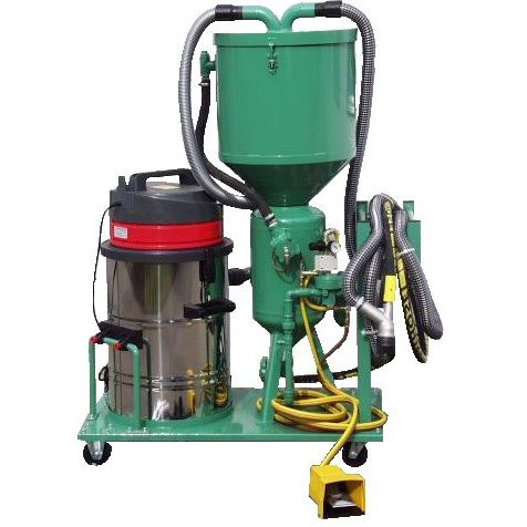 Micro-sableuse à pression - MEGA CLEAN - Gläsner Sandstrahl Maschinenbau GmbH - manuelle / mobile