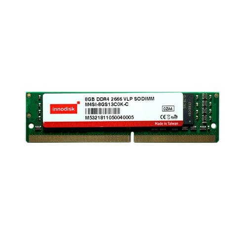 Module de mémoire SO-DIMM - DDR4 SODIMM VLP - Innodisk Corporation - DDR4 SDRAM / industriel
