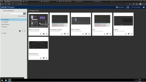 Module logiciel d'analyse - AVEVA™ PI Vision™ - AVEVA Group plc - de ...