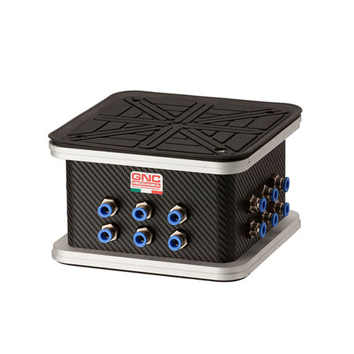 Manifold pour ventouses - GNC Meccanica - multivoie / en aluminium anodisé / modulaire