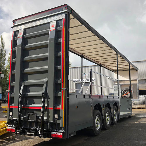 Rampe pour charges lourdes - DH-AR1 series - Dhollandia - sur camion / hydraulique / en acier