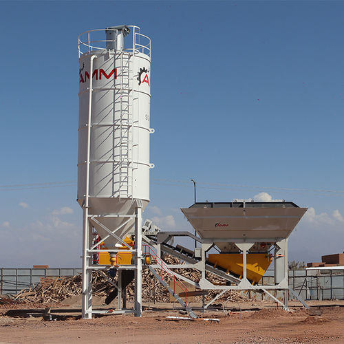 Centrale à béton stationnaire - EASYMIX 45 - ATLANTIC Machinery Manufacturing (AMM) - compacte ...