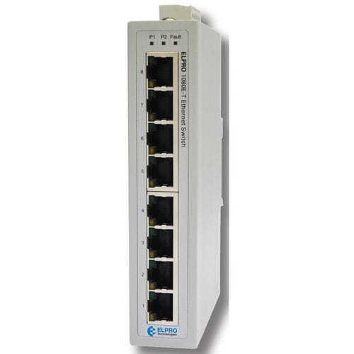 Commutateur Ethernet non administrable - 1080E-T - ELPRO Technologies - 8 ports / 10/100BaseT(X ...