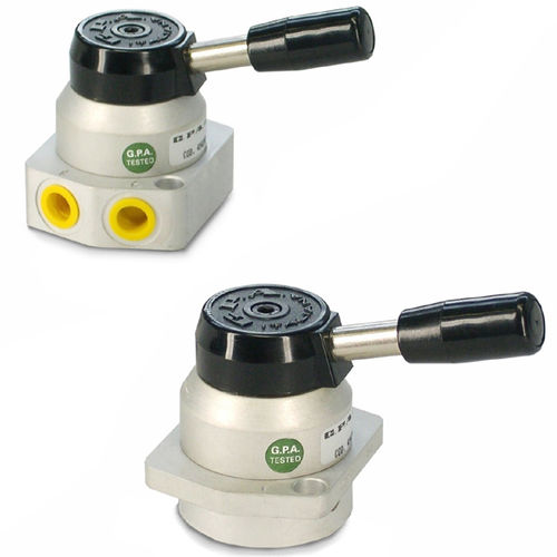 Distributeur pneumatique rotatif - G 1/8 / G 1/2 - G.P.A. ITALIANA - à ...