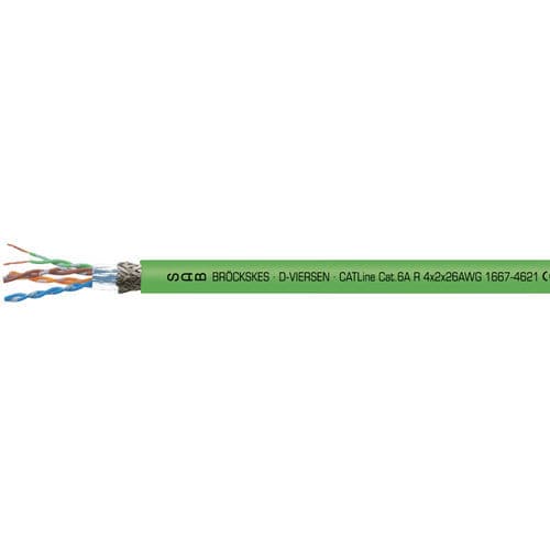 Câble électrique CAT 6a - 16674621 - SAB BROECKSKES GMBH & Co. KG - de données / Ethernet / isolé