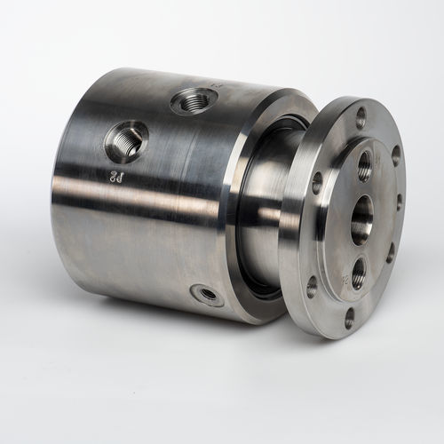 Raccord tournant pour eau - 366000007E - SCHLEIFRING GmbH - 2 passages ...