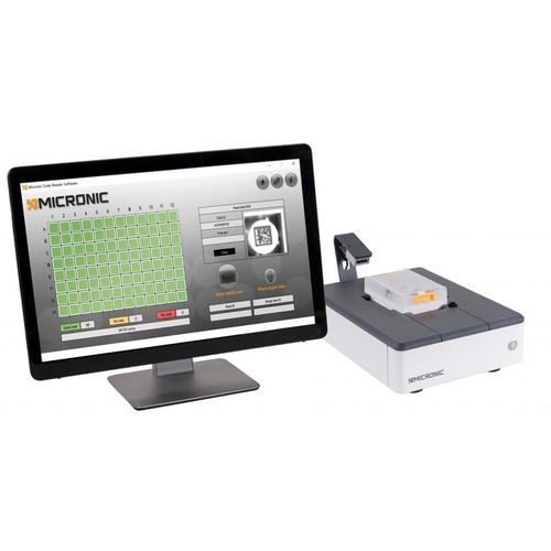 Lecteur de code 2D - DR710 - Micronic - data-matrix / pour éprouvettes