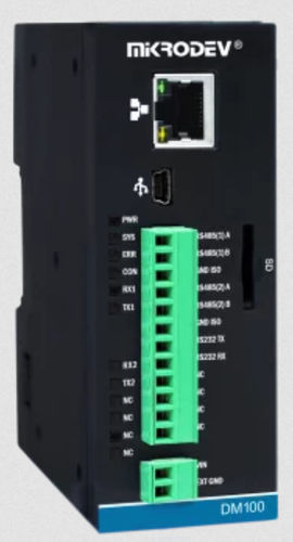 RTU Modbus TCP - DM100-E1N-GC0-B1000 - Mikrodev - Ethernet / RS-232 / RS-485