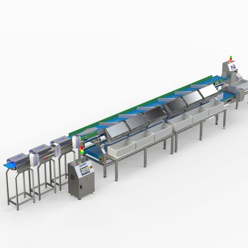 Calibreur pour poisson - HIDRONER AQUACULTUR EQUIPMENTS - à bande ...