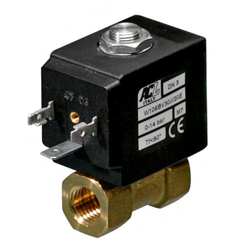 Électrovanne à commande directe - W106 - ACL S.r.l. - 2 voies / NF / pour eaux chaudes