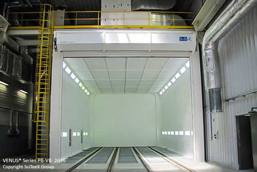 Cabine de peinture à circuit fermé - VENUS series - SciTeeX - à filtre ...