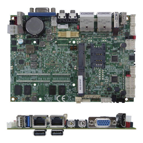 SBC 3.5" - 3I380A/CW - LEX COMPUTECH - Intel® Atom E3825 / Mini PCI ...