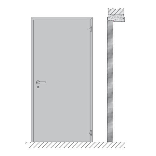 Porte battante - HEINEN SONDERMASCHINENBAU Neustadt GmbH - en acier ...