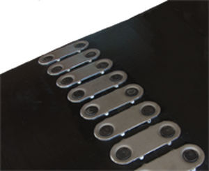 Jonction de bande transporteuse plaquette à boulons - MLT MINET LACING ...