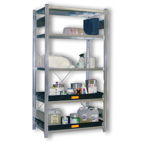 Rayonnage d'atelier - 10/20 series - CEMO - mono-face / réglable / pour ...