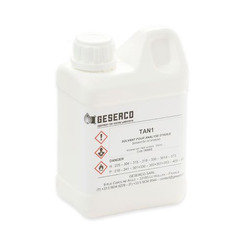 Solvant de dissolution - TAN1 - GESERCO
