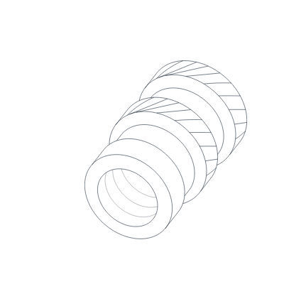 Insert fileté - HELICAL - de laiton / en inox / en aluminium