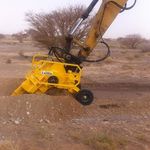 Trancheuse de sol pour pelle hydraulique - Tous les fabricants industriels