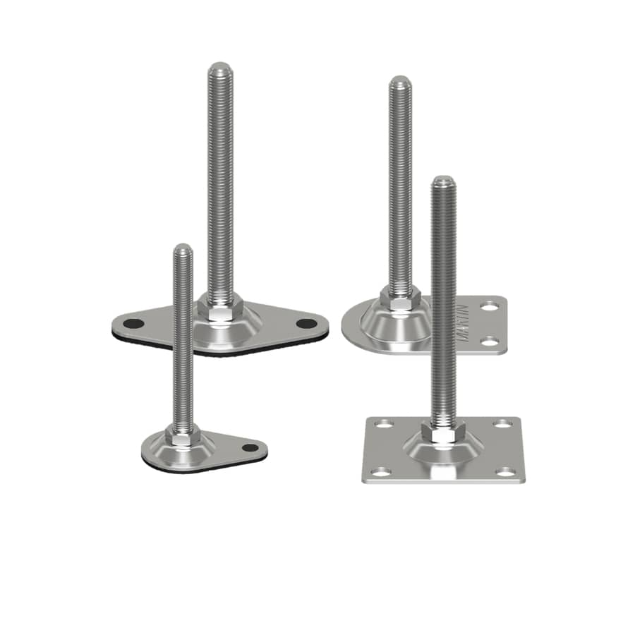 Pieds emboutis en acier et acier inoxydable avec écrou de fixation par ...