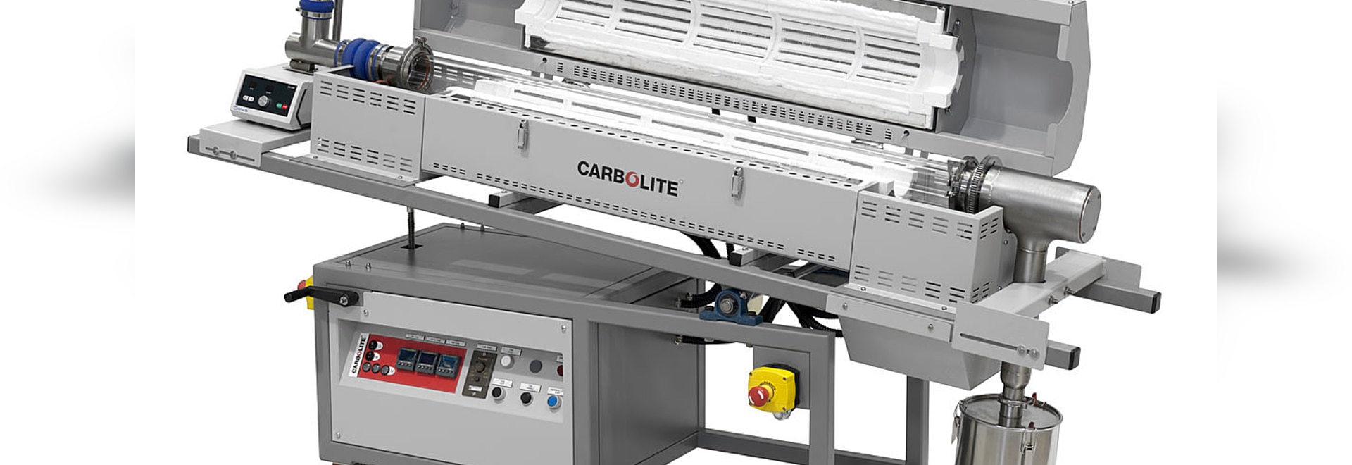 Nouveau four de tube tournant avec le tube facilement démontable de ...