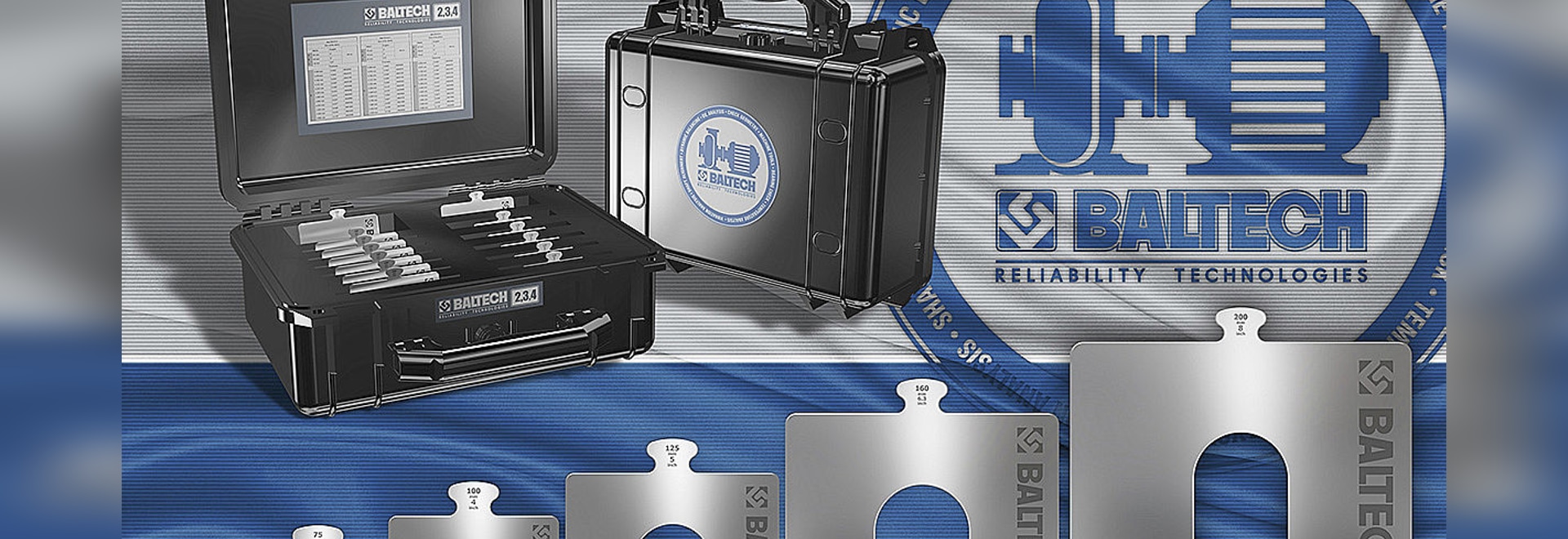 Nouvelles cales calibrées pour des séries précises de l'alignement d'axe de laser BALTECH-23458N ...