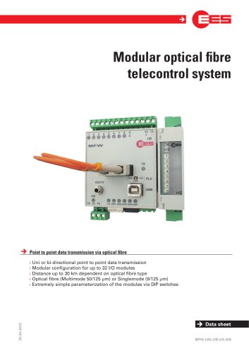 Tous les catalogues et fiches techniques (PDF) Elektra Elektronik GmbH ...