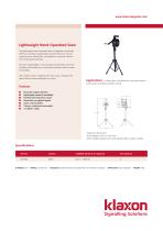 Lightweight Hand Operated Siren - Klaxon Signals - Catalogue PDF ...