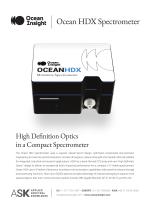 Mini-spectromètre optique - Ocean HDX - Ocean Insight - compact / haute résolution / USB