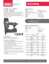 Agrafeuse pneumatique - SLS18Mg - SENCO