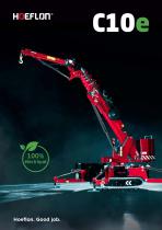 Mini-grue sur chenilles - C10e - Hoeflon International B.V. - à flèche ...