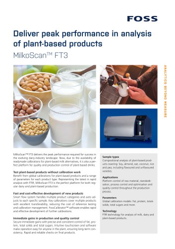 Tous les catalogues et fiches techniques (PDF) FOSS