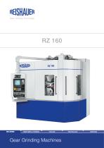 Rectifieuse pour engrenage - RZ 260 - Reishauer - plane / CNC / en continu