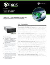 Boîtier rackable - EXOS series - Seagate - modulaire / pour données ...