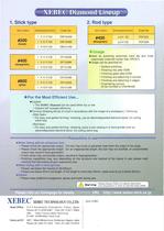 Pierre abrasive en fibres céramiques - XEBEC Ceramic Stone™ Diamond ...