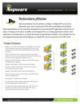 Logiciel OPC de redondance - RedundancyMaster - Kepware - serveur OPC