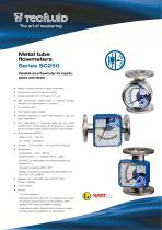 Débitmètre à flotteur - SC250 series - TECFLUID - inductif / pour liquides / pour gaz