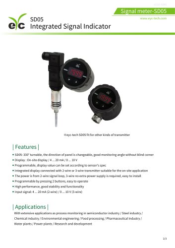 Tous les catalogues et fiches techniques (PDF) Eyc-tech