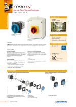 Commutateur-inverseur manuel - COMO C series - SOCOMEC - pour rail-DIN ...