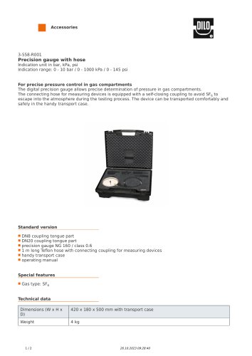 Tous les catalogues et fiches techniques (PDF) DILO Armaturen und ...